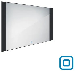 Nimco Černé LED zrcadlo 1000x600 s dotykovým senzorem - ZPC 41004V-90