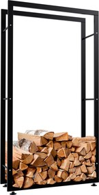 Stojan na palivové dřevo Keri V2 25x80x150 – černá