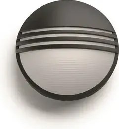 Philips Yarrow LED 6W černá / venkovní svítidlo / 600 lm / 2700K / IP4
