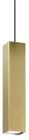Ideal Lux Závěsné svítidlo SKY SP1, š. 6 cm, v. max. 130 cm Barva: Zlatá