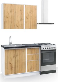 Casarredo - Komfort nábytek Kuchyně NUEVA A 100 bílá/apalačský dub