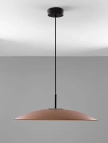 LED černo-moce hnědý moderní lustr Polifemo