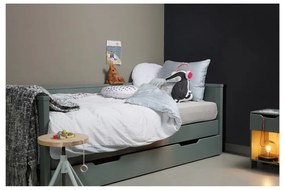 Zelená jednolůžková postel 90x200 cm Nikki – WOOOD