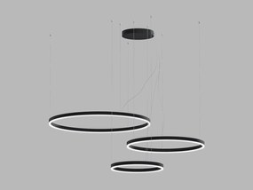 Led2 Závěsné LED svítidlo CIRCLE SET 3 Barva: Černá, Stmívání: ZigBee TW