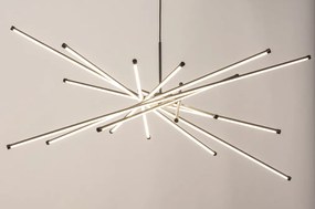 Závěsné designové stmívatelné LED svítidlo nad stůl Beavey Black