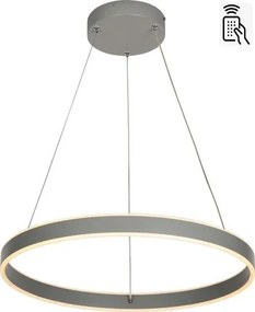 RABALUX 6299 Othello LED závěsné stmívatelné svítidlo 36W/1800lm 3000-6000K s dálkovým ovladačem šedé Závěsná svítidla