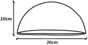 Nordlux 21651030 Scorpius, polokruhové svítidlo z mědi pro venkovní použití, 1x40W, šířka 20cm, IP23