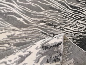BE Koberec Elite 8752 GREY - šedý obdélníkový Rozměr: 120x180 cm
