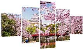 Obraz japonské třešně (125x70 cm)