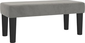 Box spring postel s matrací světle šedá 120 x 200 cm samet 3137713