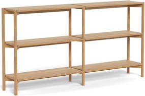 ACTONA Knihovna BRAIDWOOD dub 169x30 cm