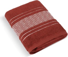 Bellatex Froté ručník a osuška Mozaika Terrakota rozměr 50x100 cm