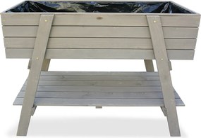 Habau Vyvýšený záhon Alina, 115 x 45 x 89,5 cm, šedá
