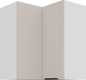 COMO | horní kuchyňská skříňka 60x60 GN-72 2F (90°) rohová s policemi | 60x60 cm | bílá/kašmír