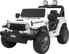 Elektrické autíčko Jeep Wrangler Rubicon LIFT bílé