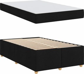 Rám postele s matrací Černá 120 x 200 cm textil 3399351