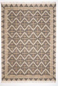 Diamond Carpets India, Ručně vázaný kusový koberec Marsel DE 2256 Multi Colour, 160x230, hnědá, chodba / předsíň