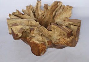 FaKOPA BRANCH Ø110x45cm stolek z teaku Ashleigh