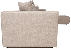 Hanah Home Pohovka SORA s pufem béžová 430 cm