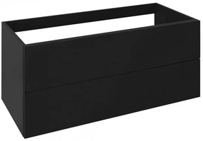 Sapho TREOS skříňka zásuvková 110x53x50,5cm, černá mat TS115-3535