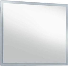 Koupelnové nástěnné zrcadlo s LED osvětlením 60 x 50 cm 144726