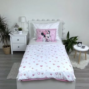 Jerry Fabrics Povlečení do postýlky Minnie Powder pink baby