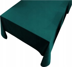 Velurový Ubrus Imperial 140x180 velur velvet tmavě azurová barva