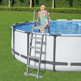Bestway 4stupňový bezpečnostní bazénový žebřík Flowclear 132 cm - Default Title