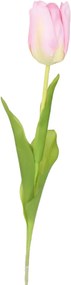 Umělý tulipán růžový 64 cm
