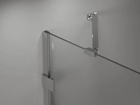 Mexen Lunar-B sprchové dveře otevírací levé 125 cm, transparentní, chrom - 832S-125-050-01-00-L