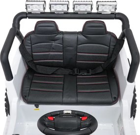 Elektrické autíčko Jeep BEAST 4x4 bílé