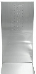 Sprchový panel TOLEDO 2 4v1 - s výtokem do vany - INOX