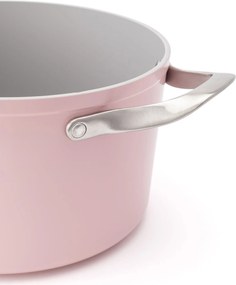 Elmich Nepřilnavý keramický hrnec Zen Ø 24 cm - růžová