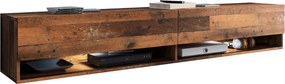 XXXLutz NÍZKÁ KOMODA, barva starého dubu, 180/30/32 cm P & B - Online Only TV příslušenství - 002778000405