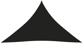 135780 vidaXL Stínící plachta oxfordská látka trojúhelník 3,5x3,5x4,9 m černá