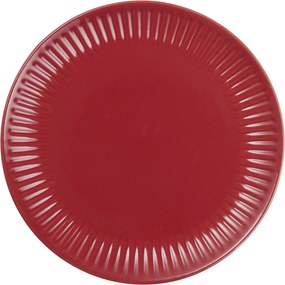 IB LAURSEN Dezertní talíř Mynte Strawberry 19,5 cm, červená barva, keramika