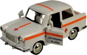 MaDe 98528 - Auto ambulance retro na setrvačník 6 x 17 x 8 cm