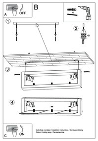 Nástěnné svítidlo Sollux Leda Natural