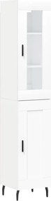 Skříň highboard bílá 34,5 x 34 x 180 cm kompozitní dřevo 3199505