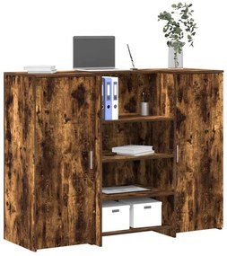 Recepční stůl kouřový dub 135x50x103,5 cm kompozitní dřevo 3324191