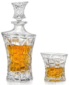 Crystal Bohemia PATRIOT whisky set (1+2)