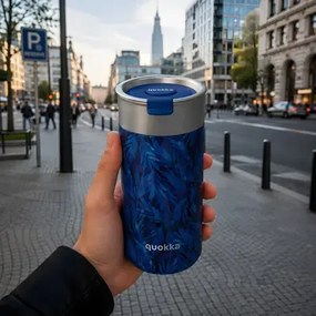 Quokka Boost 400ml Night Forest / Termohrnek se sítkem / nerezová ocel