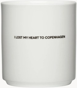 Hrnek's nápisem I Lost My Heart