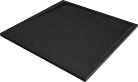 Mexen Amon čtvercová sprchová vanička SMC 100 x 100 cm, černá - 4F701010