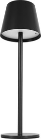 Toolight Toolight, dotyková LED noční stolní lampa 5W, 3 barvy světla, USB napájení, APP1365-T BLACK, černá matná, OSW-08628