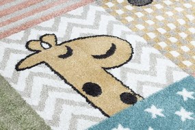 Dywany Łuszczów Dětský kusový koberec Fun Pets multi - 140x190 cm