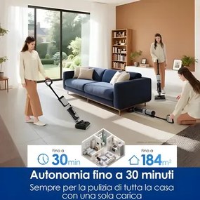 Tineco Floor One i5 Stretch Plus černá / Mycí vysavač / 20 000 Pa / 0.