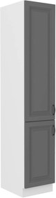 STL 40 cm skříňka vysoká dvoudveřová STILO II Barevné provedení STILO: Bílá / Grafit