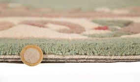 Flair Rugs koberce Ručně všívaný kusový koberec Lotus premium Green ROZMĚR: 150x240