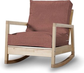 Potah na křeslo IKEA Lillberg barva hnědá látka pletený vzor